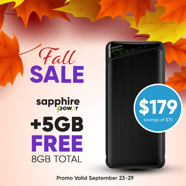 Fall Sale Product Image - Sapphire Mobile Wi-FiSapphire Mobile Wi-Fi